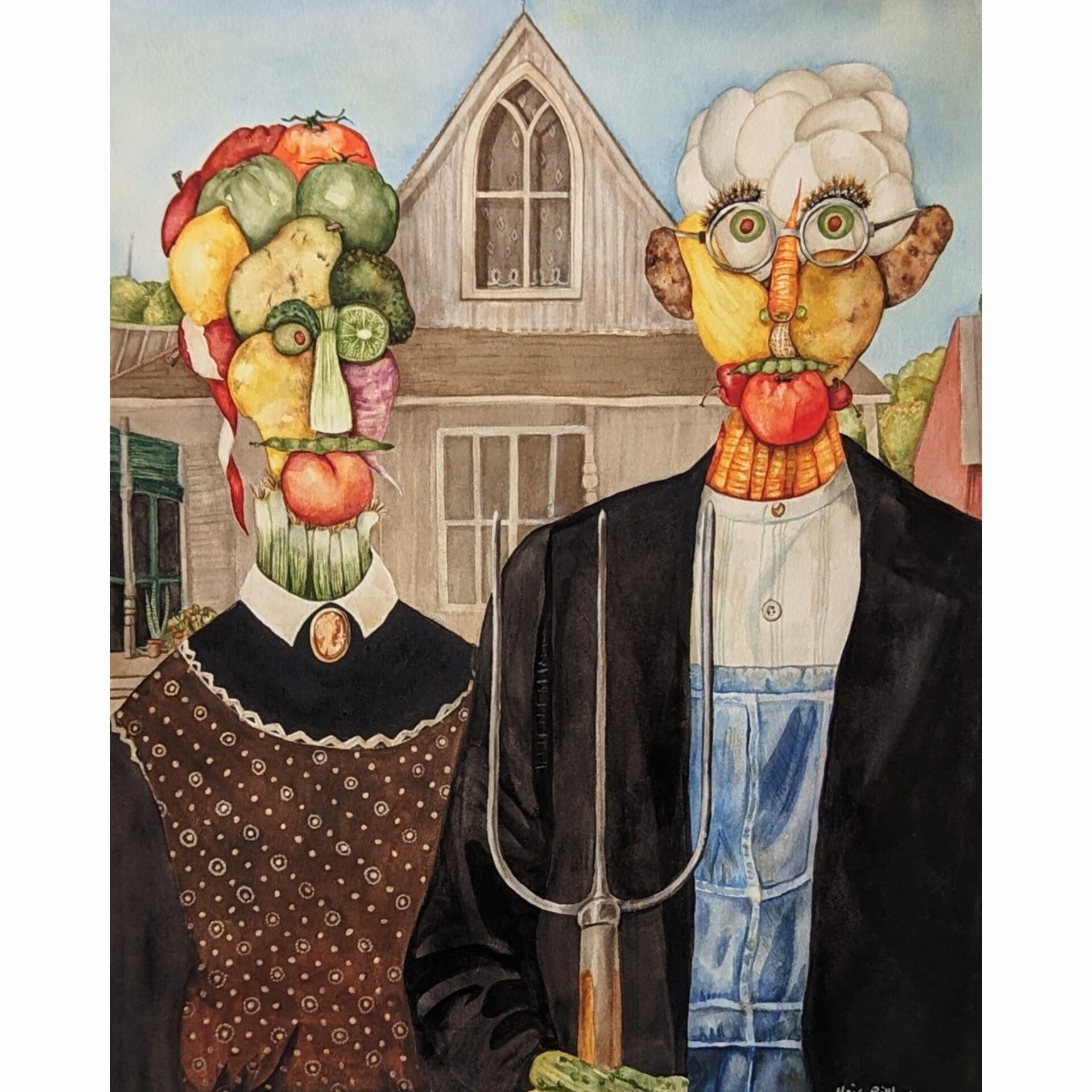 Gothic Fruit and Veggies by Kris Billhorn – Edward A. Dixon Gallery