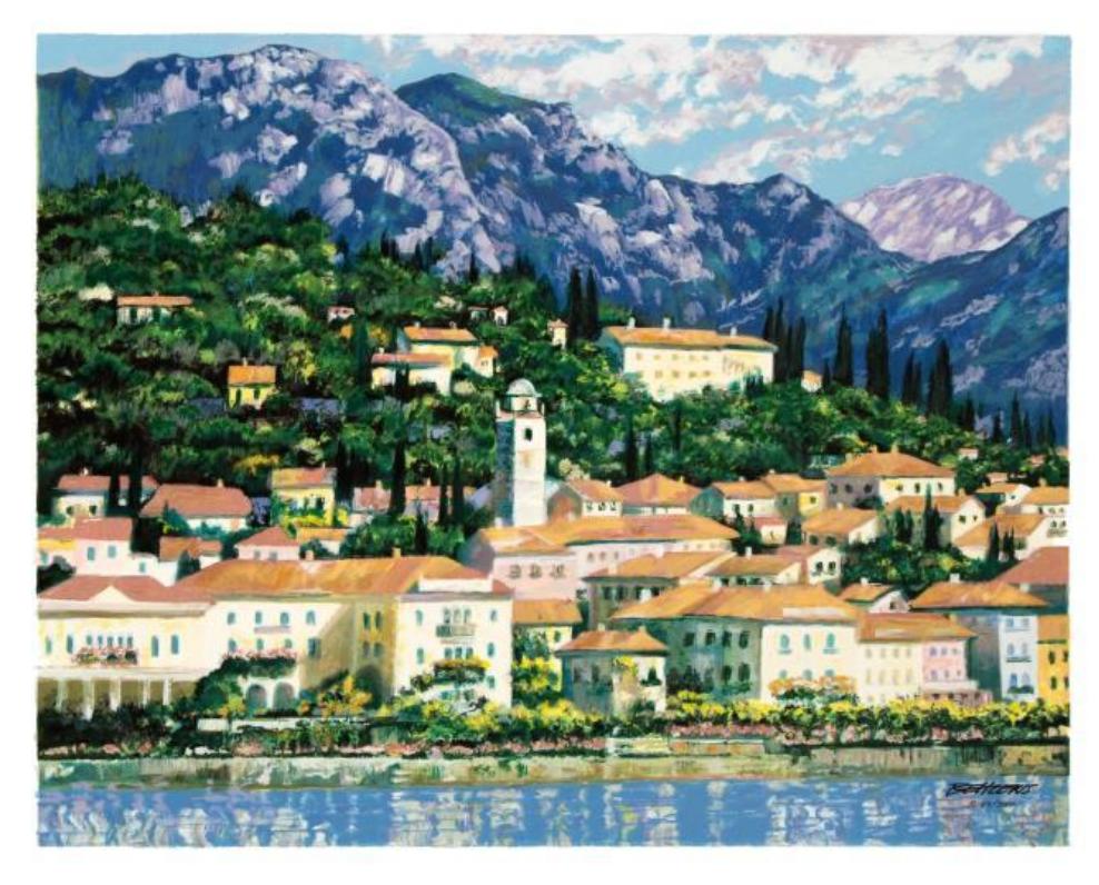 Howard Behrens Limited Edition Serigraph "Bellagio Hillside" – Edward A ...